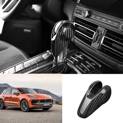 For Porsche Macan 2015-2021 Real Carbon Fiber Center Console Gear Shift ...