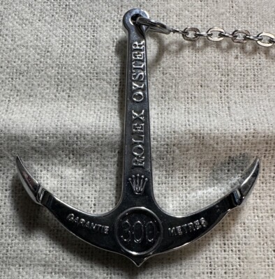 Rolex Submariner Watch Anchor 300 / 1000 Accessory Charm Genuine Rare ...