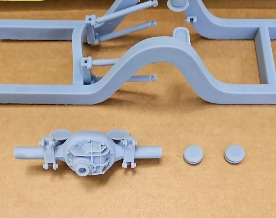 RESIN 3D PRINTED 1/8 NARROWED REAR FRAME CLIP WITH 4-LINK AND 9" FORD ...