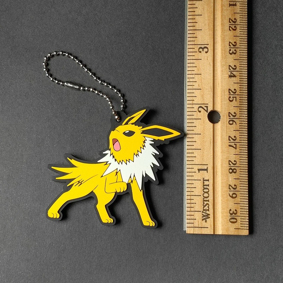 Jolteon Pokemon Schlüsselanhänger Gummiband Figur Nintendo aus Japan F ...