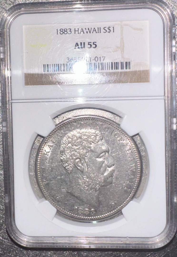 1883 hawaii Dollar NGC AU 55 | eBay