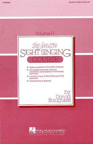 THE JENSON SIGHT SINGING COURSE (VOL. II) By David Bauguess **BRAND NEW ...