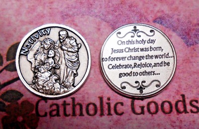 Holy Family - Nativity - On this Day... - Pocket Token Coin | eBay