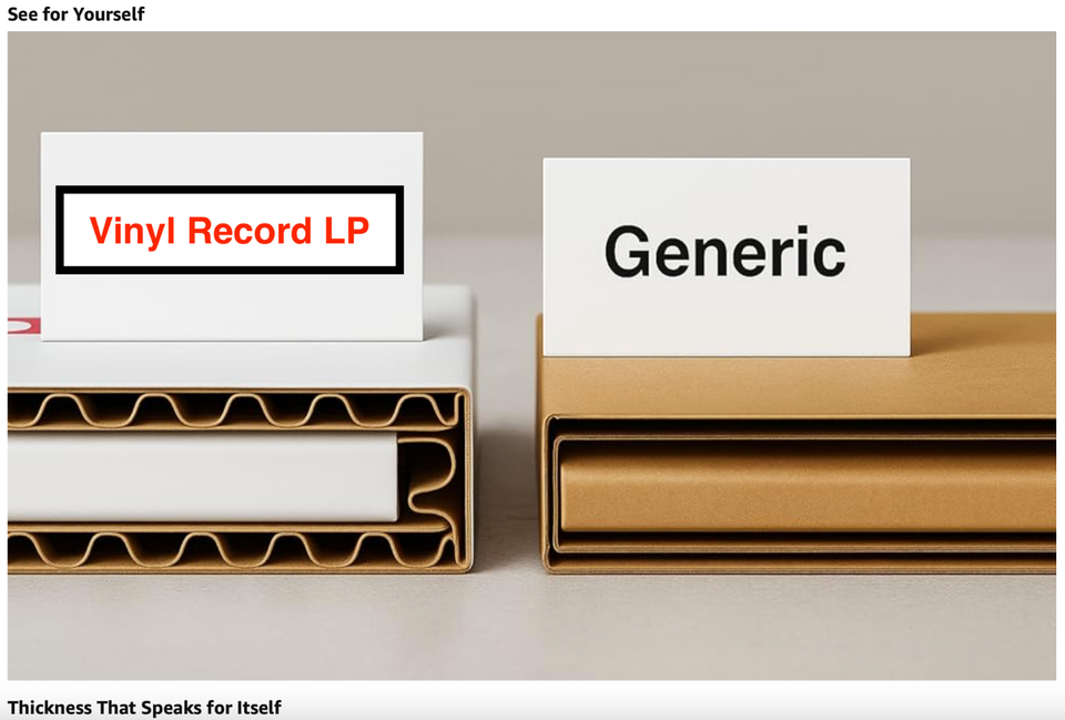 Vinyl Record LP Shipping Mailer Box, 13 " Record Mailer, Album Box THE ...