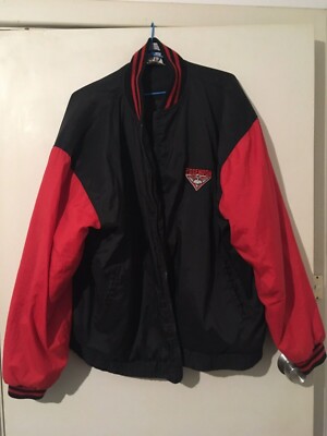 Vintage AFL Essendon Bomber's Zip-up Bomber Jacket Size M | eBay Australia