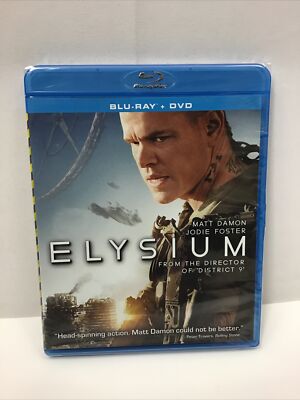 Elysium (Blu-ray + DVD, 2013) 43396417199| eBay