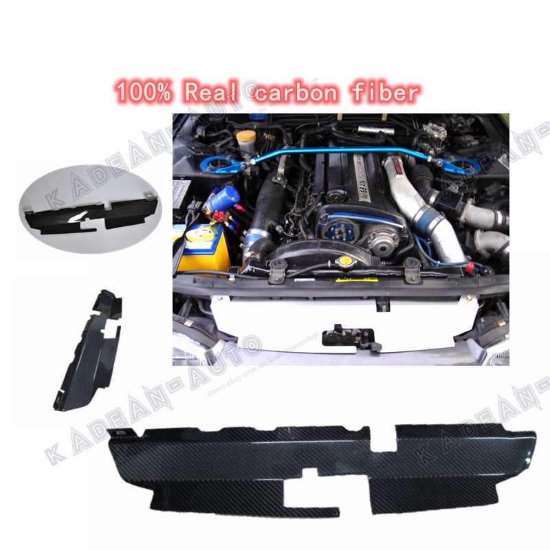 CARBON FIBER JDM COOLING PANEL PLATE RADIATOR FOR SKYLINE R32 GTR BNR32 ...