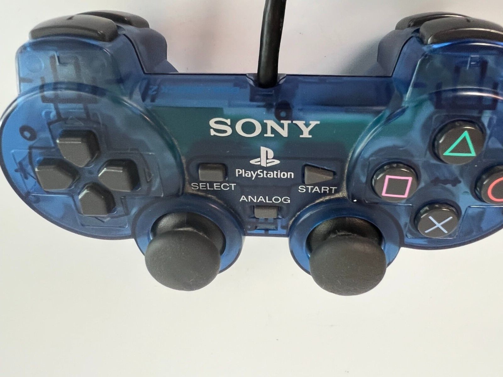 Sony PS2 Ocean Blue Clear Controller OEM DualShock PlayStation 2 | eBay
