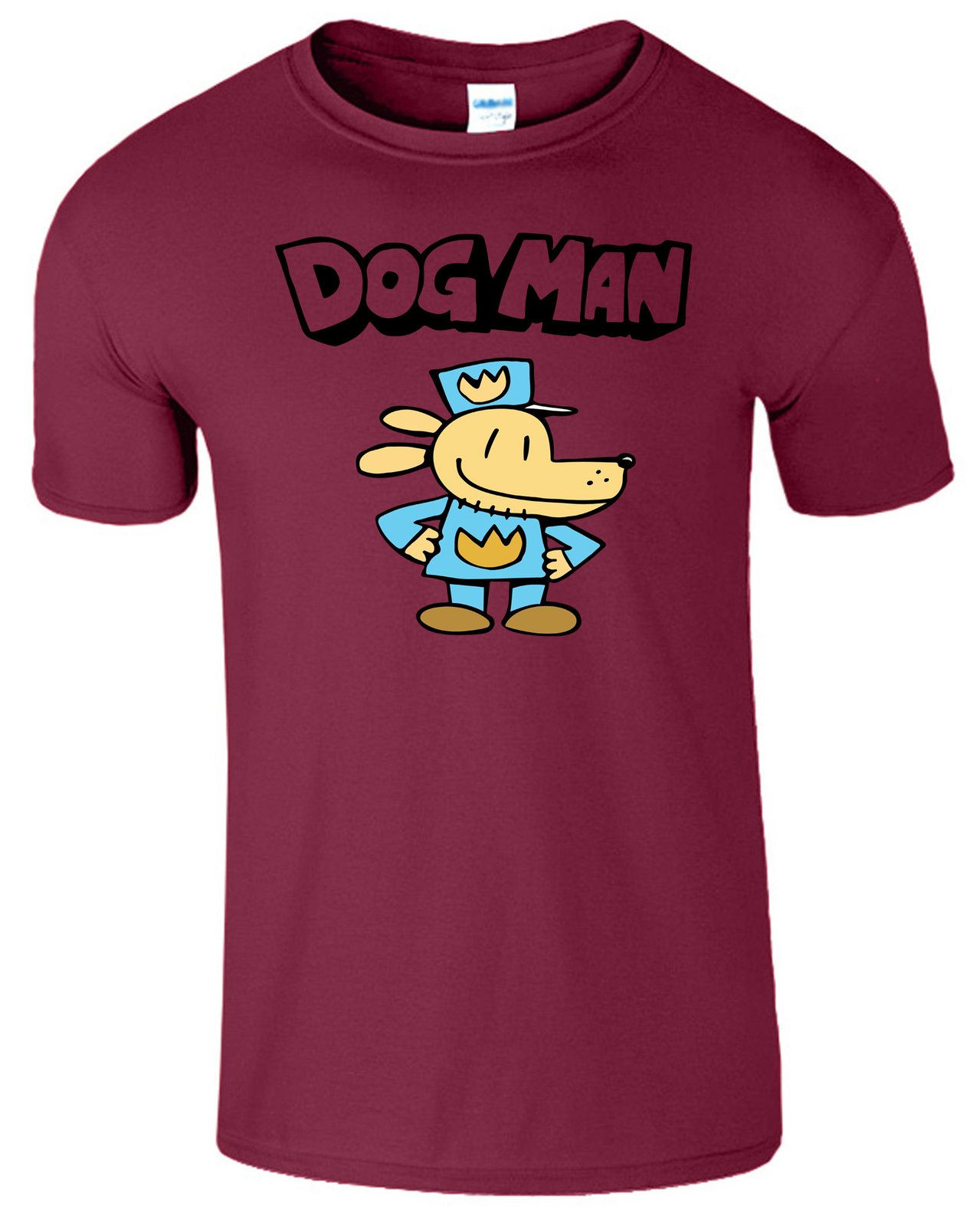 Captain DogMan Kids Gift Tshirt Costume Book day Lover Top Tee Adults T ...