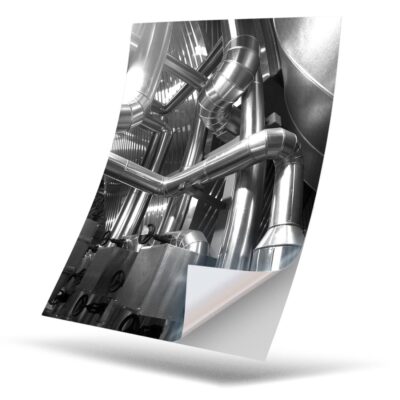 1 x Vinyl Sticker A4 - BW - Industrial Boiler Room Engineering #37362 ...