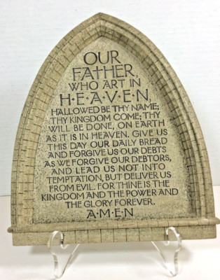 Plates & Plaques - Lord's Prayer Plaque