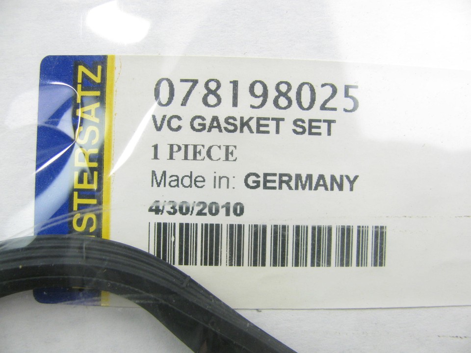 (2) Meistersatz 078198025 Valve Cover Gaskets (PAIR) - MADE IN GERMANY ...