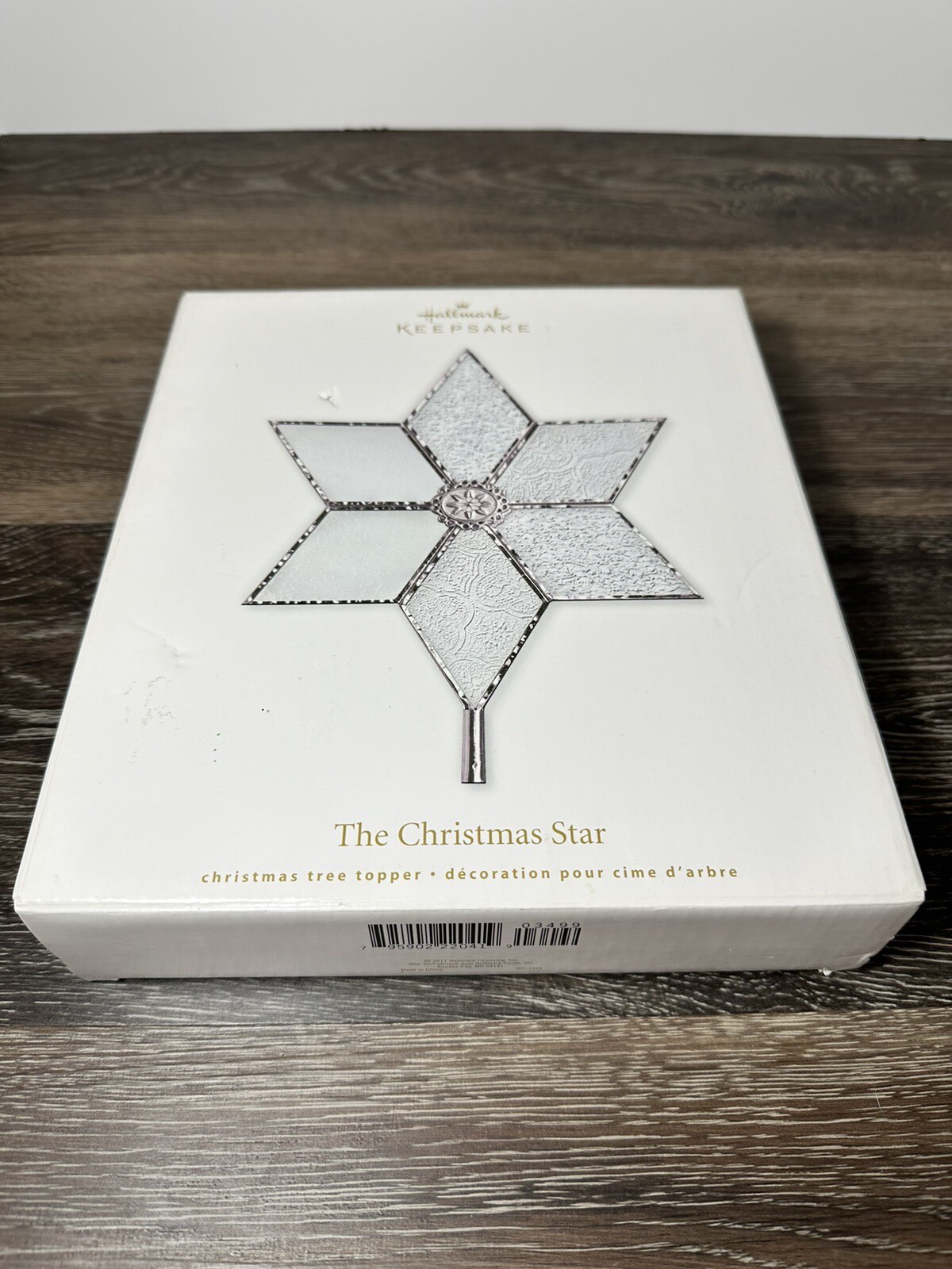 Hallmark Keepsake The Christmas Star Tree Topper Glass Panels *Ruth ...