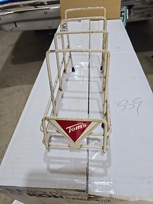 Vintage Tom's Peanut Metal Display Rack w/Logos, Lance Jar Sign Store ...