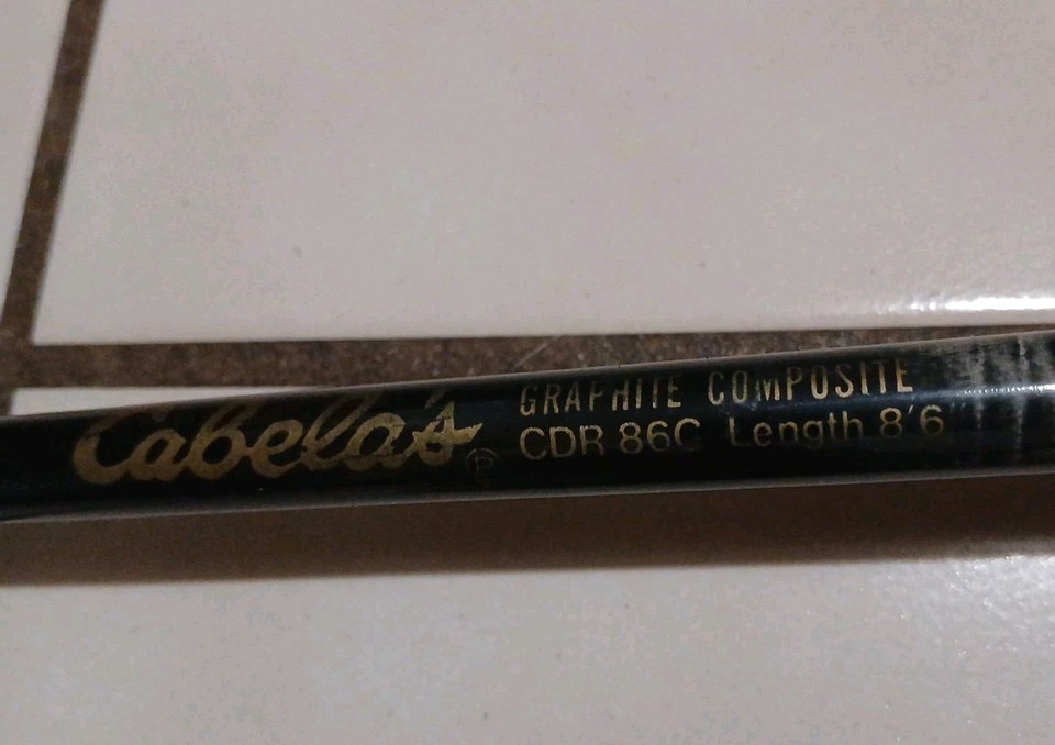 Cabelas 8'6" 2pc Trolling Downrigger Fishing Rod Graphite # CDR 86C | eBay