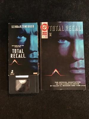 Total Recall #1 1990 DC MOVIE Comic Book and vhs combo | eBay