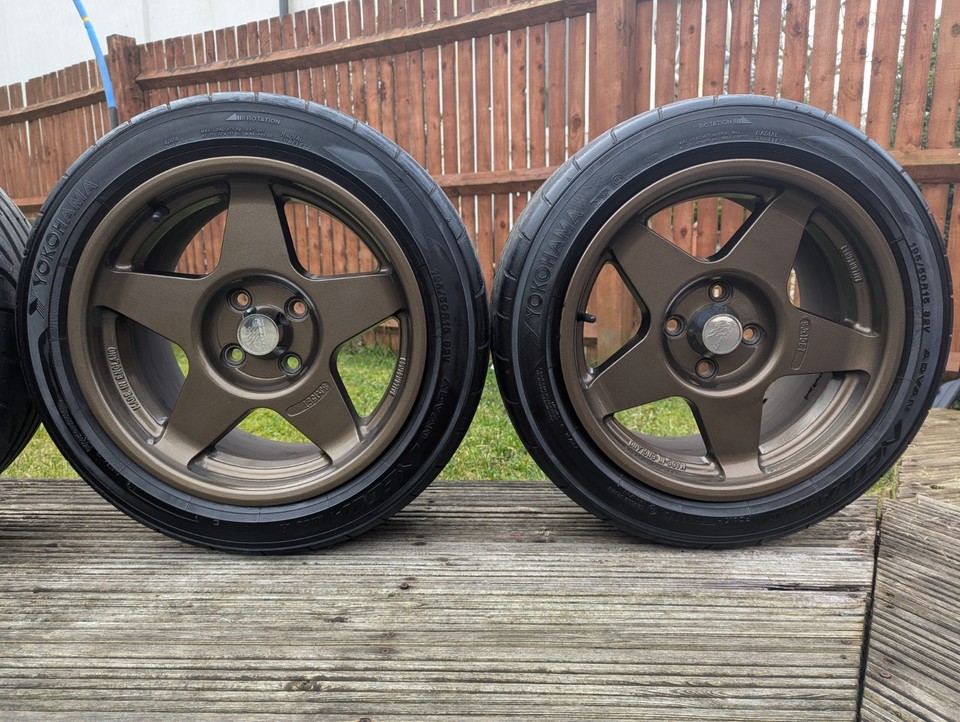 15" 4x100 Compomotive MO5 Wheels ( E30 Lupo UP MX5 MO 5 Th 15x8 8j ...