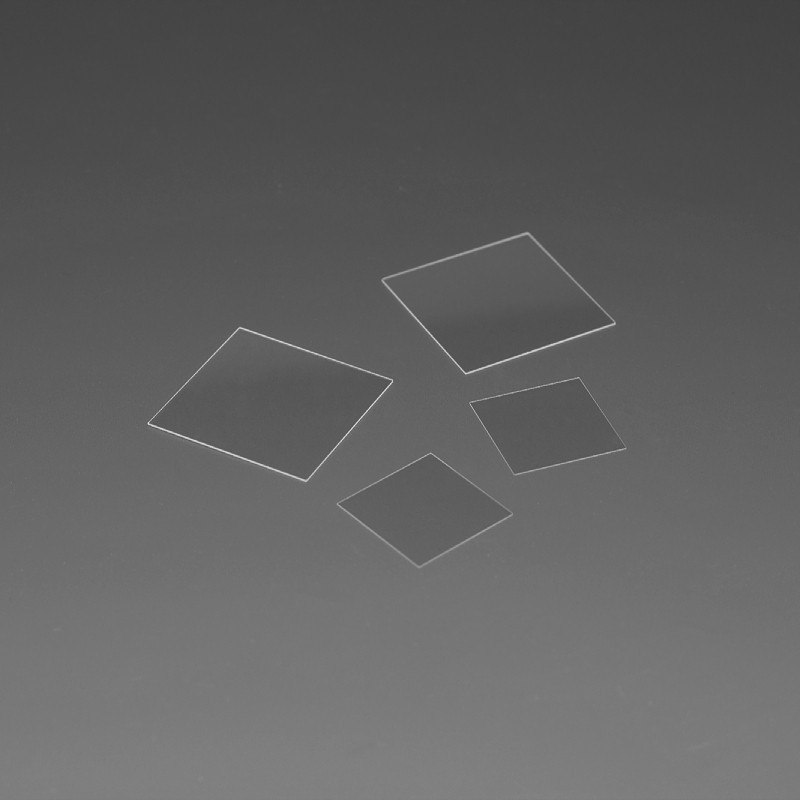 T0.05mm Ultra Thin Quartz Glass Plate JGS2 Fused Silica Substrate 20X20 ...