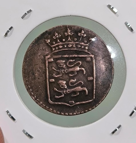 1789 Dutch Netherlands Voc Duit New York Penny West Frisia Rare Date ...
