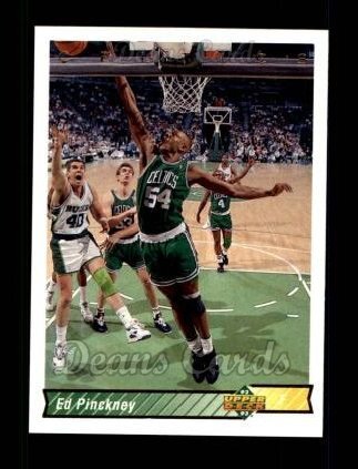 1992 Upper Deck #257 Ed Pinckney Celtics Villanova 8 - NM/MT | eBay