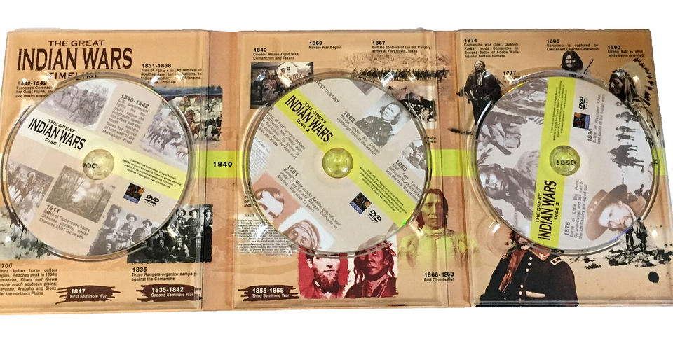The Great Indian Wars 1540-1890 DVD Ships Same Day With Tracking | eBay