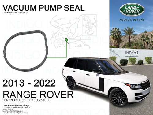 2013-2022 RANGE ROVER FACTORY OEM VACUUM PUMP SEAL RANGE ROVER-LR012685 ...