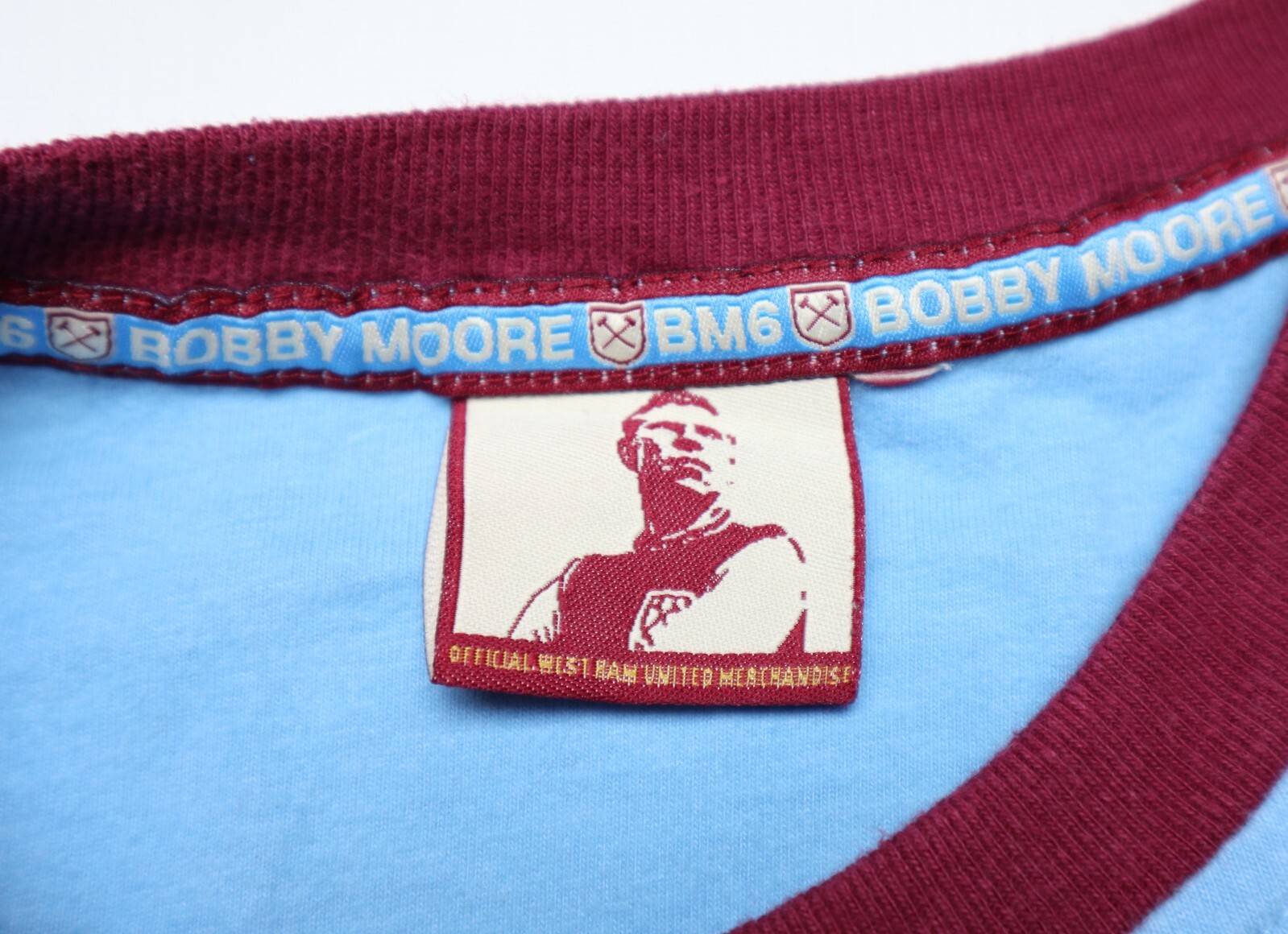 BOBBY MOORE 50th ANNIVERSARY 1958-2008 WEST HAM SHIRT SOCCER JERSEY BM6 ...
