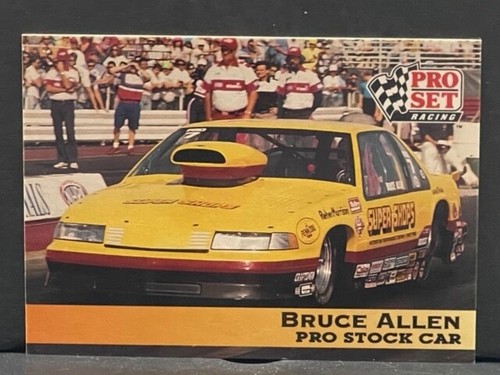 VRHTF NHRA VINTAGE PROSET DRAG RACING BRUCE ALLEN SUPER SHOPS 2.5" X 3. ...