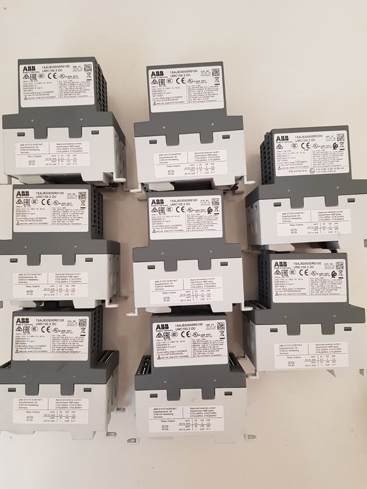 ABB UMC100 UNIVERSAL MOTOR CONTROL UNIT 1SAJ530000R0100 / UMC100.3 DC ...