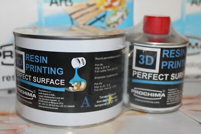 Prochima finish 3D Resin printing resina pennellabile cristallina 650gr ...