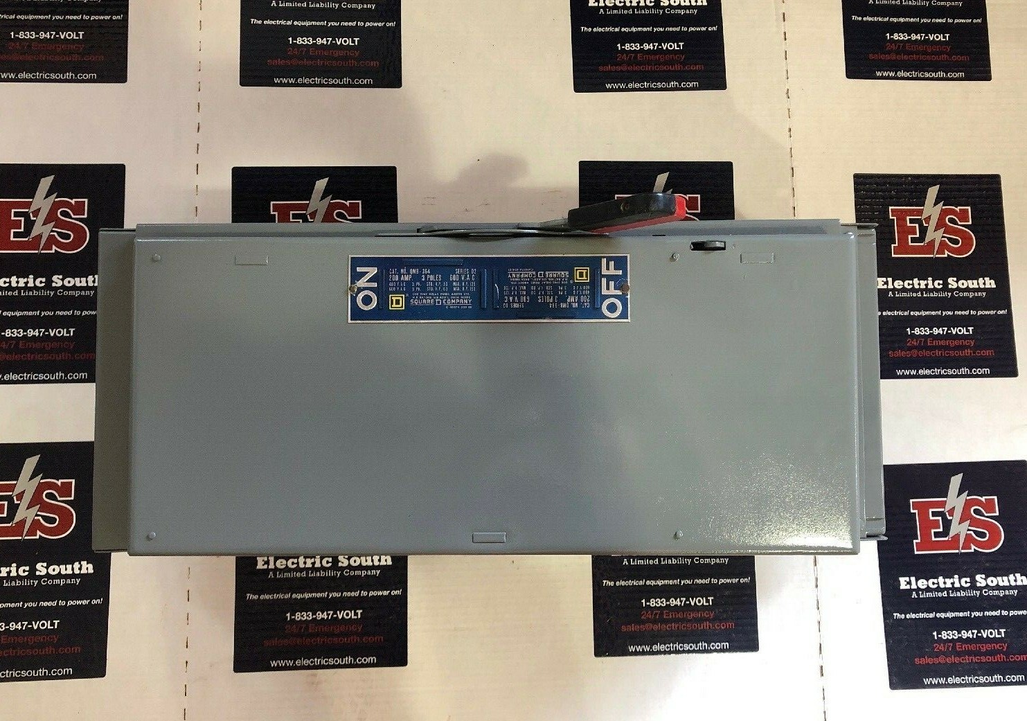 Square D Fusible Panelboard Switch QMB-364 Dual 200 Amp 600 Volt 3 Pole ...