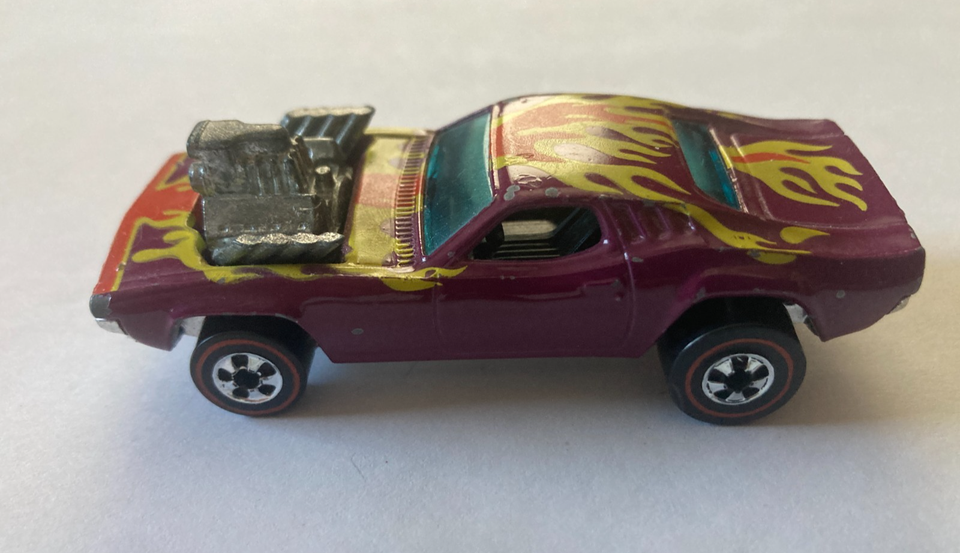 1974 Hot Wheels Redline Flying Colors Rodger Dodger Plum Purple | eBay