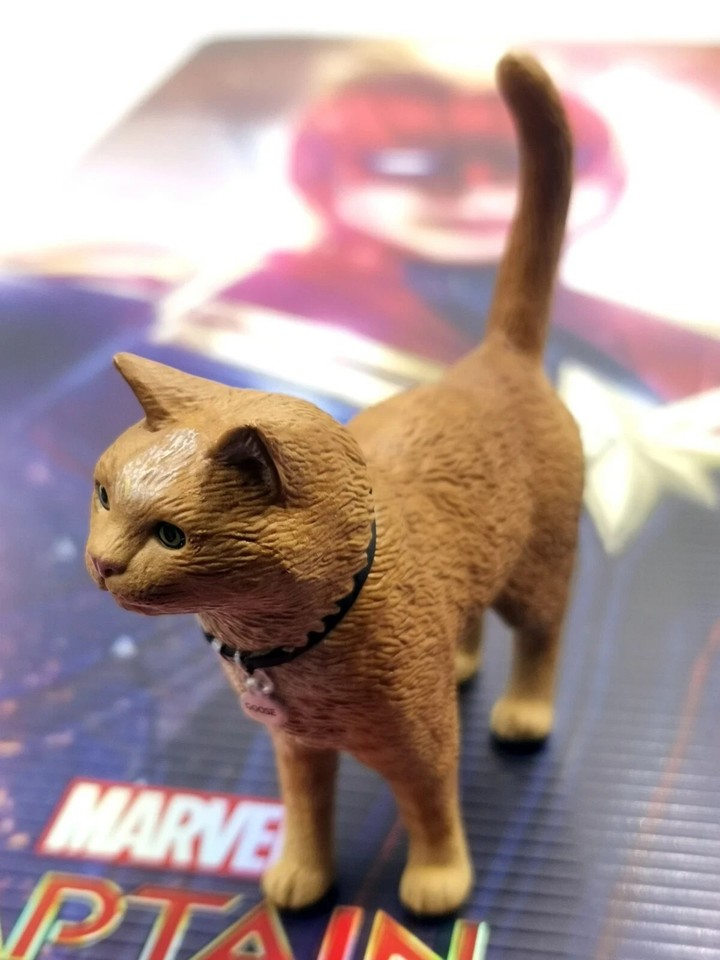 Hot Toys HT MMS522 1/6 Scale Captain Marvel Goose The Cat Figure ...