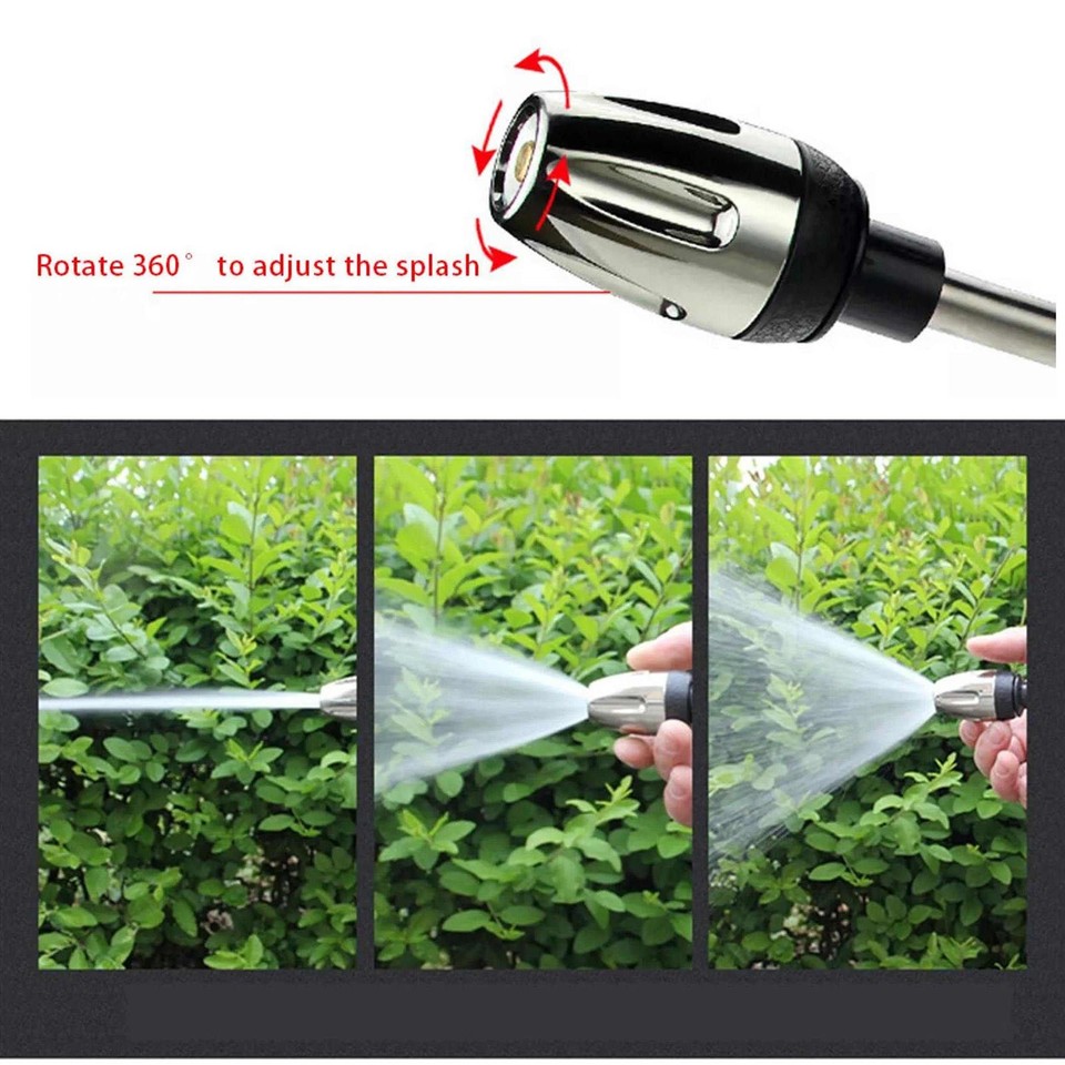 Black High-Pressure Car Wash Cleaner Turbo Washer Power For Garden Hose ...
