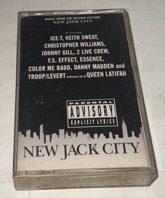 New Jack City Cassette Soundtrack 1991 Rap Hip Hop R&B Black Parental ...