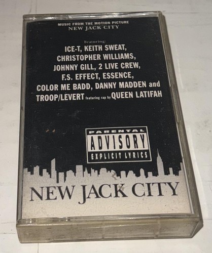 New Jack City Cassette Soundtrack 1991 Rap Hip Hop R&B Black Parental ...