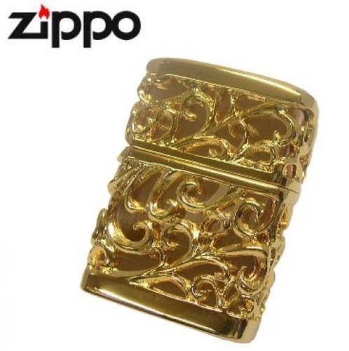 Zippo lighter full metal jacket devil arabesque gold color unused from Japan | eBay