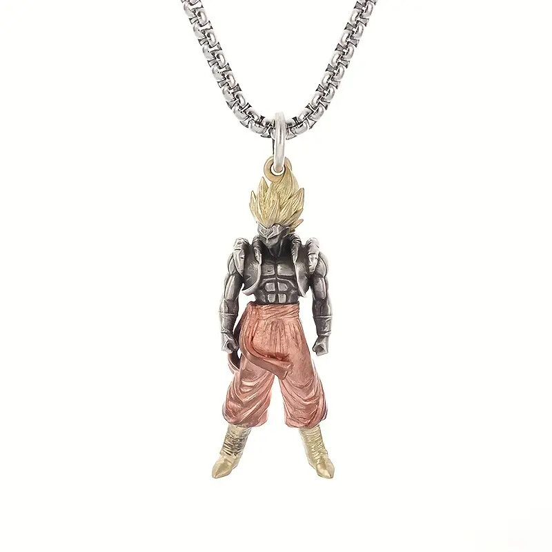 Dragon Ball Goku Necklace And Pendant. Cadena Y Pendiente Cartoon Anime ...