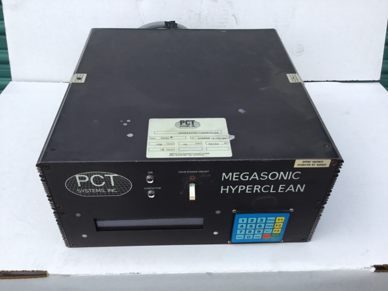 PCT Megasonic Hyperclean Generator Controller 6000 208V 30 amps 50/60 HZ | eBay