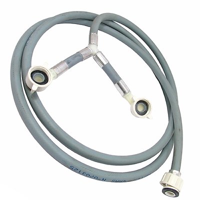 Universal WASHING MACHINE Y Split DUAL FILL Inlet Water HOSE 1.7 METRE ...