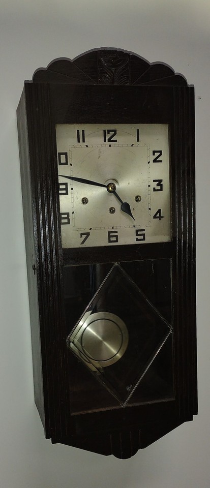 Antique JUNGHANS Wall Clock Vienna/Box Regulator 8 Day Westminster ...