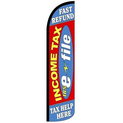 Business Signs - Income Tax Flags