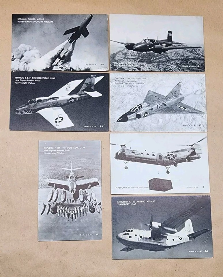 15 Military Aircraft Flash Cards | eBay