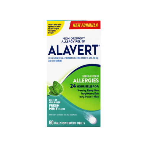 Alavert 24 Hour Orally Disintegrating Tablets Fresh Mint 60 Tablets ...