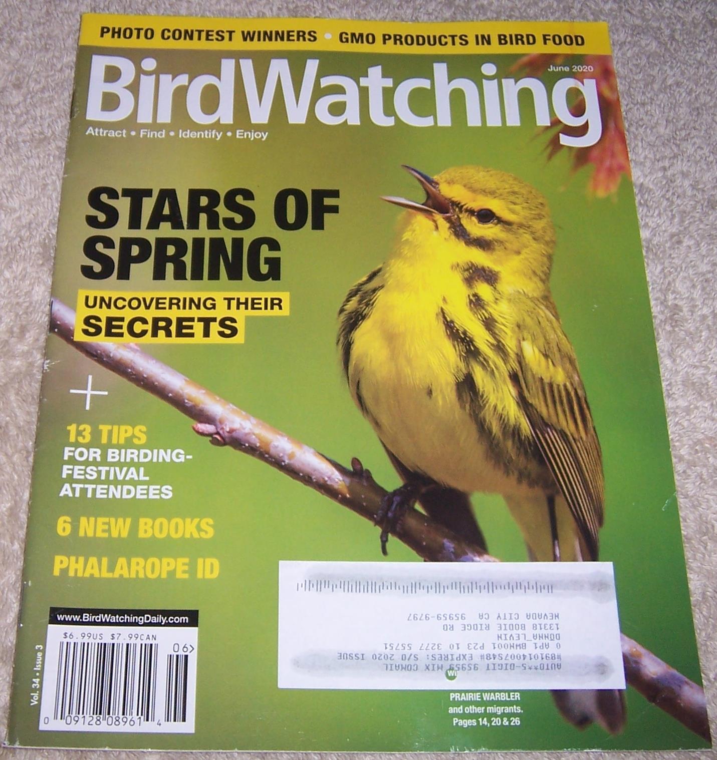 BirdWatching Magazine June 2020 Bird Watching | eBay