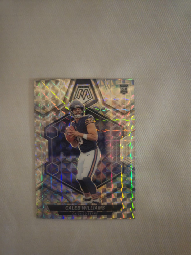 Caleb Williams 2024 Panini Mosaic Silver Mosaic Prizm #301 Rookie RC ...
