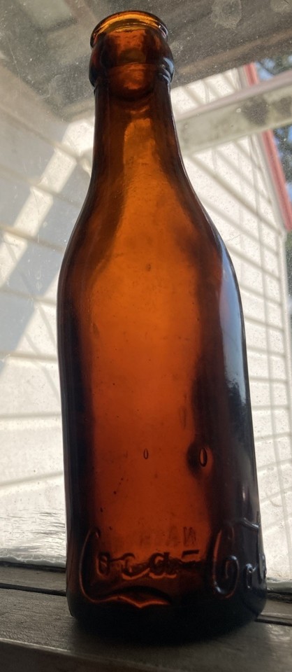 Vintage Amber COCA-COLA Heel - Script Bottle Nashville Tenn -Tennessee ...