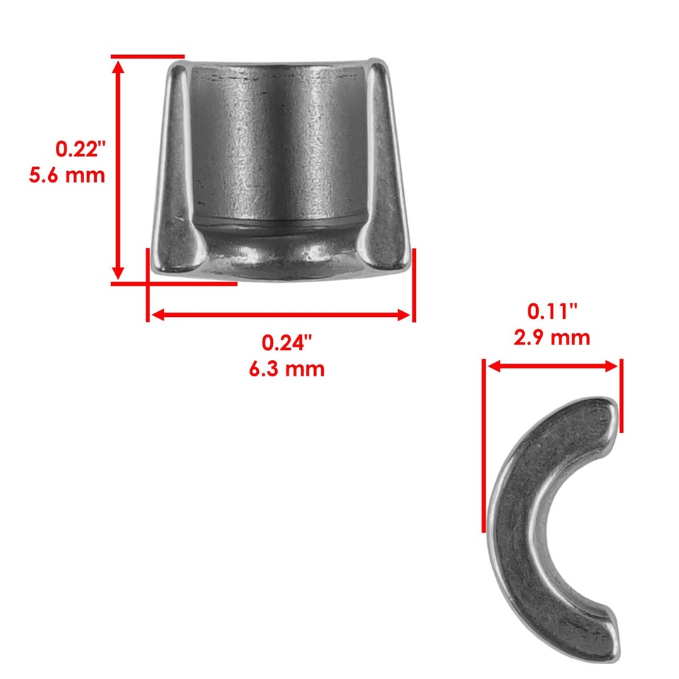 Intake Valve Kit for Yamaha 5TA-12111-00-00 5TA-12113-00-00 1WG-12118 ...