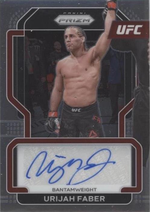 2022 Panini Prizm UFC - Signatures Urijah Faber #SG-UFB (AU) for sale ...