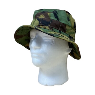 Vintage British Army 68 Pattern DPM Bush Hat Tropical Uniform 1970 ...